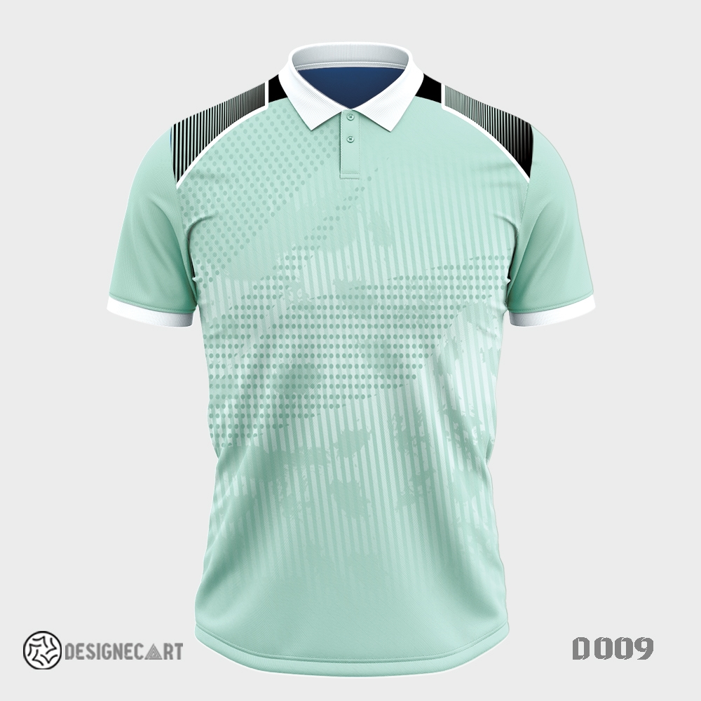 Cricket Jersey Design Green - designecart.com
